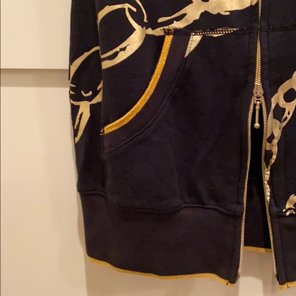 Vintage Triple Five Soul Gold Chain Sweater - Gem